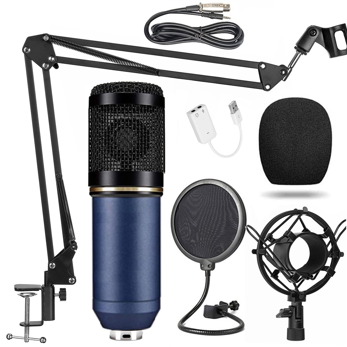 BM800 Condenser Studio Microphone Kits Novashion 8 Pcs/Set, 20 to ...