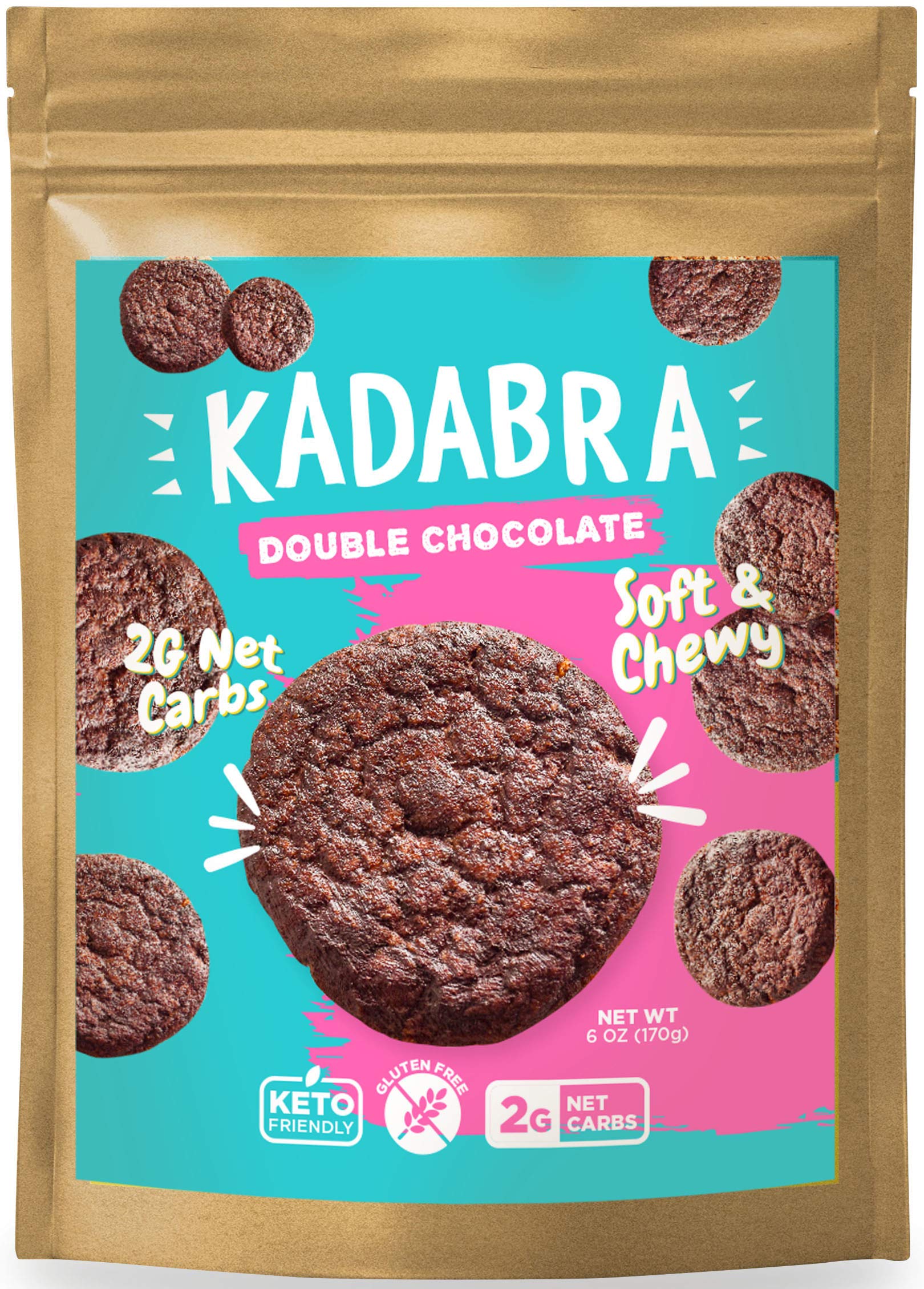 Kadabra Double Chocolate Chip Keto Cookies Pack Of 6 Keto Dessert