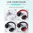 B39 Rgb Luminous Wireless Bt 5 0 Gaming Headset Stereo Headphone