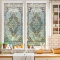 Bohemian Tribal Abstract Texture Window Privacy Film, Rainbow Film ...
