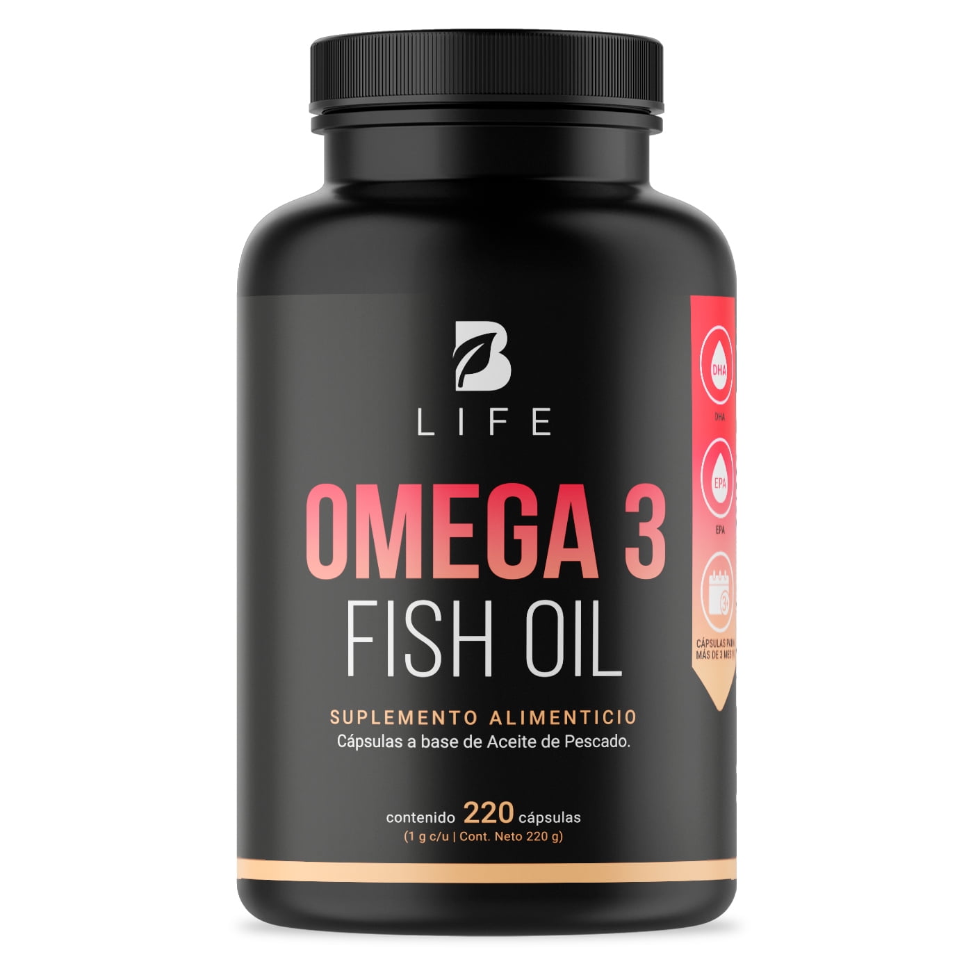 Omega 3 Fish Oil BLIFE Aceite de Pescado 220 Cápsulas | Bodega Aurrera en línea