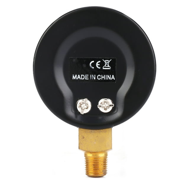 Manómetro De Presión, Esfera De 50mm, 1/8 BSPT, Conexión Inferior Para Aire, Agua, Aceite, Gas ...