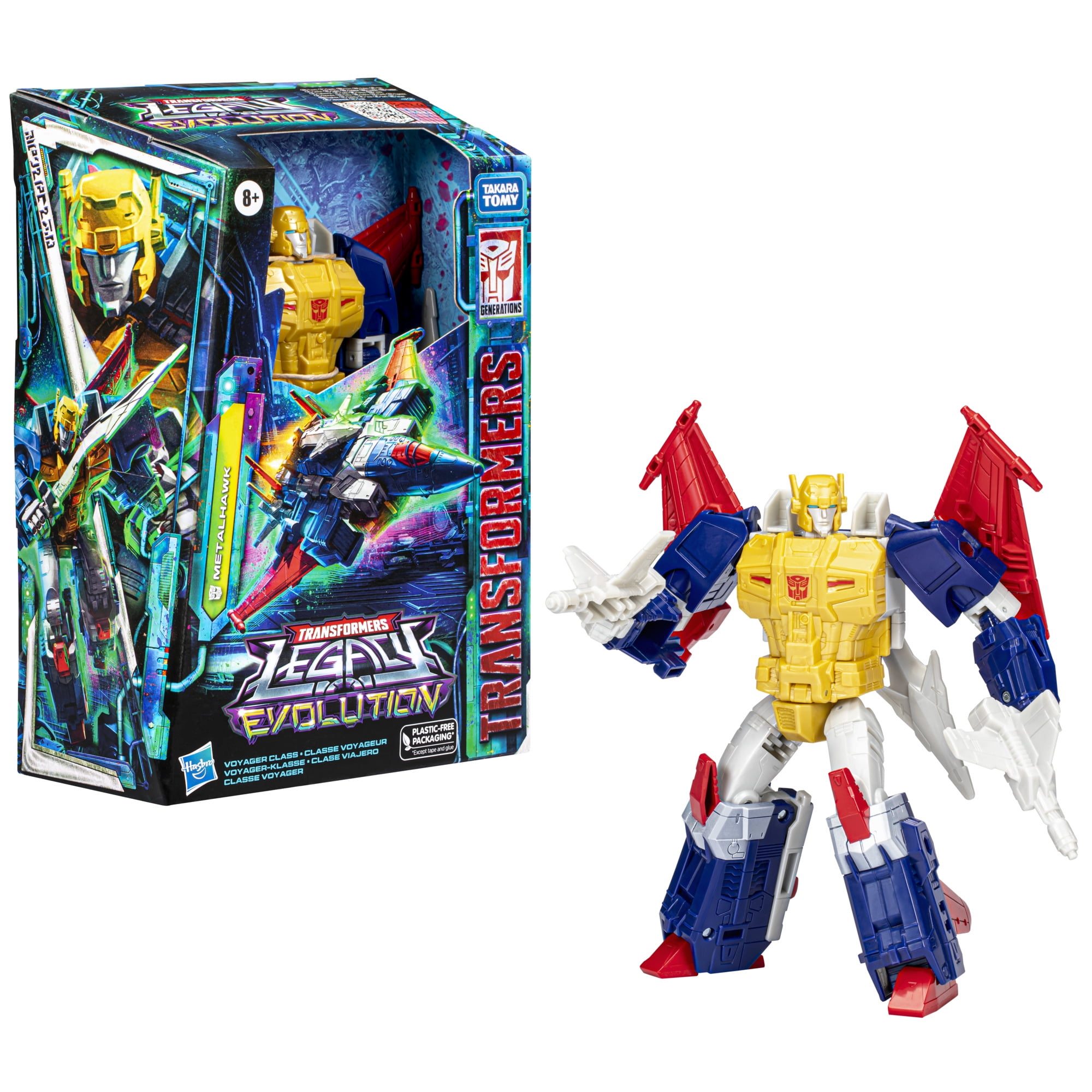 Transformers Legacy Evolution Voyager Metalhawk Converting Action ...