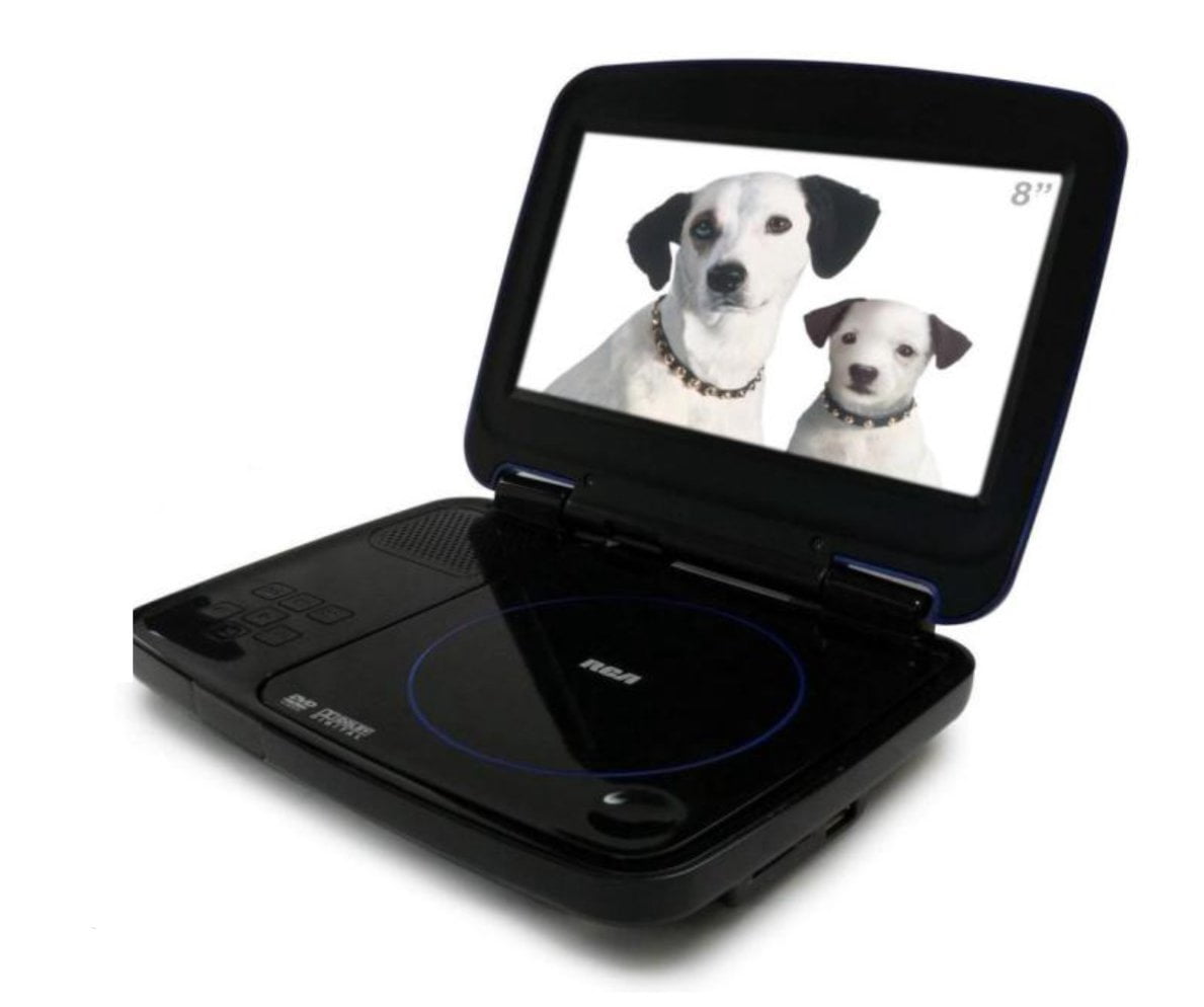 RCA DRC99380U 8-Inch Portable DVD Player with USB and SD Card Slot ...