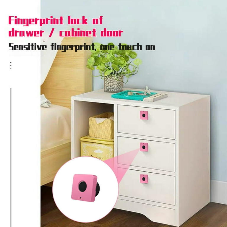 Hidden Biometric Cabinet Lock | Cabinets Matttroy