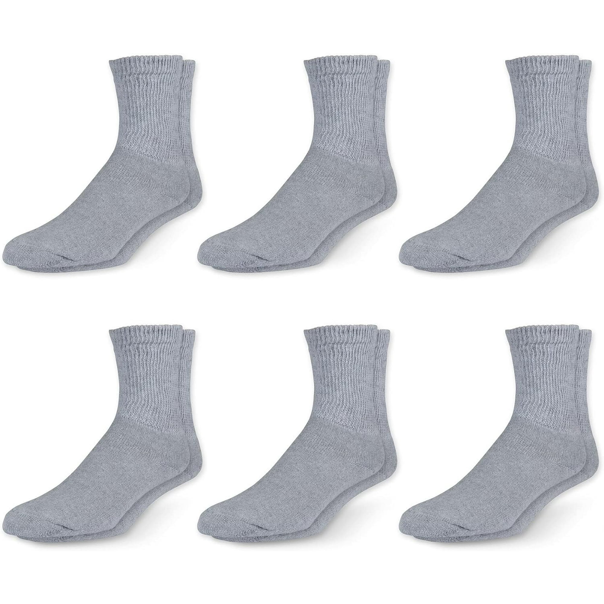 Click here for Xinqihang Mens Diabetic Cotton Crew Socks-Loose Fi... prices