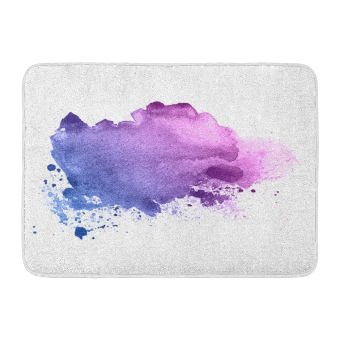 GODPOK Colorful Drip Purple Splash Violet Watercolor Drops Blue Splat ...