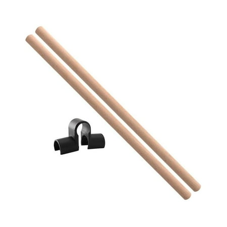 Goriertaly Pack of 2 Wood Stick Practical Stretching Supplies Posture ...
