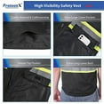 ProtectX High Visibility Safety Vest, 6 Pockets, Reflective Tape, ANSI ...