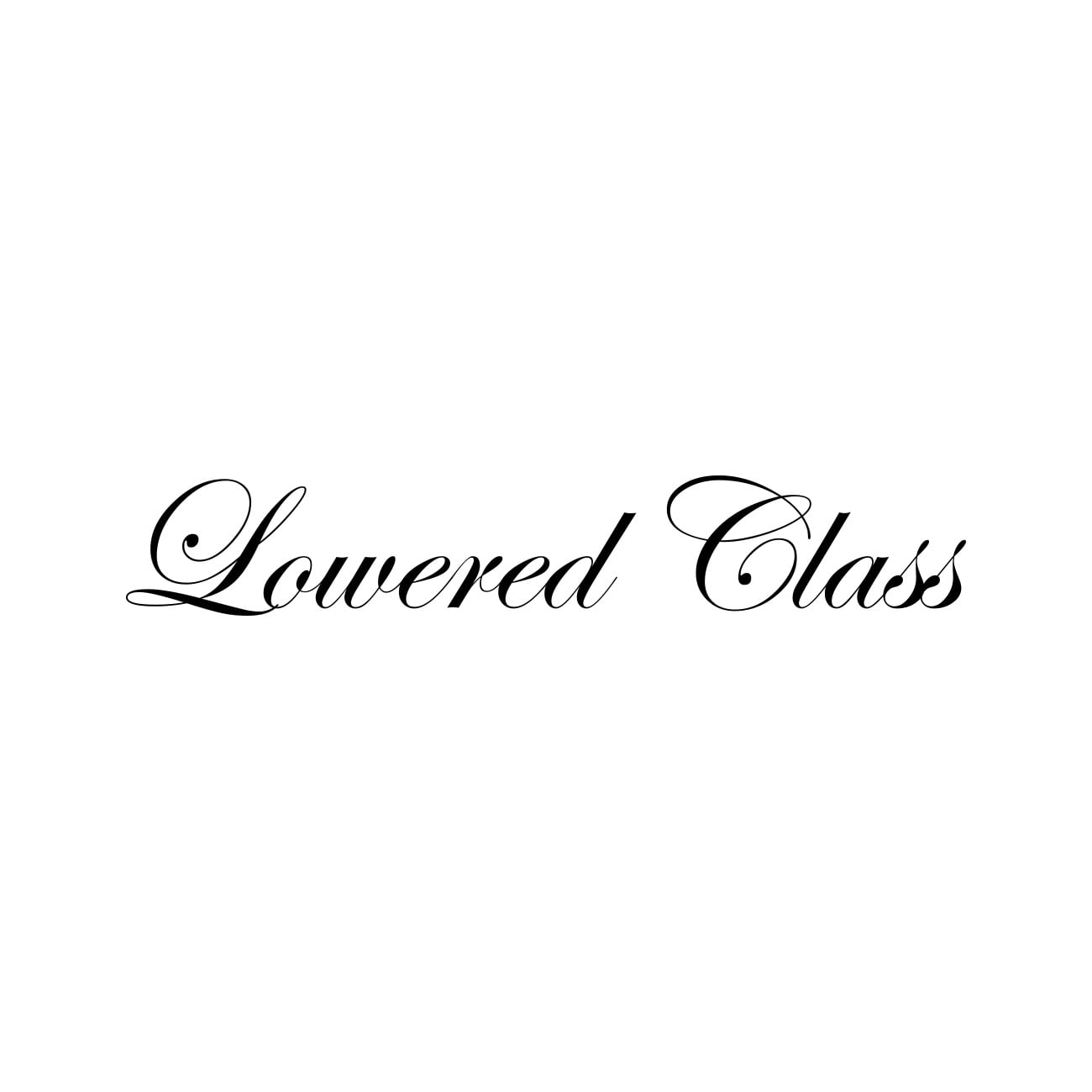 Lowered Class Sticker Decal Die Cut Self Adhesive Vinyl Weatherproof Made In Usa Many