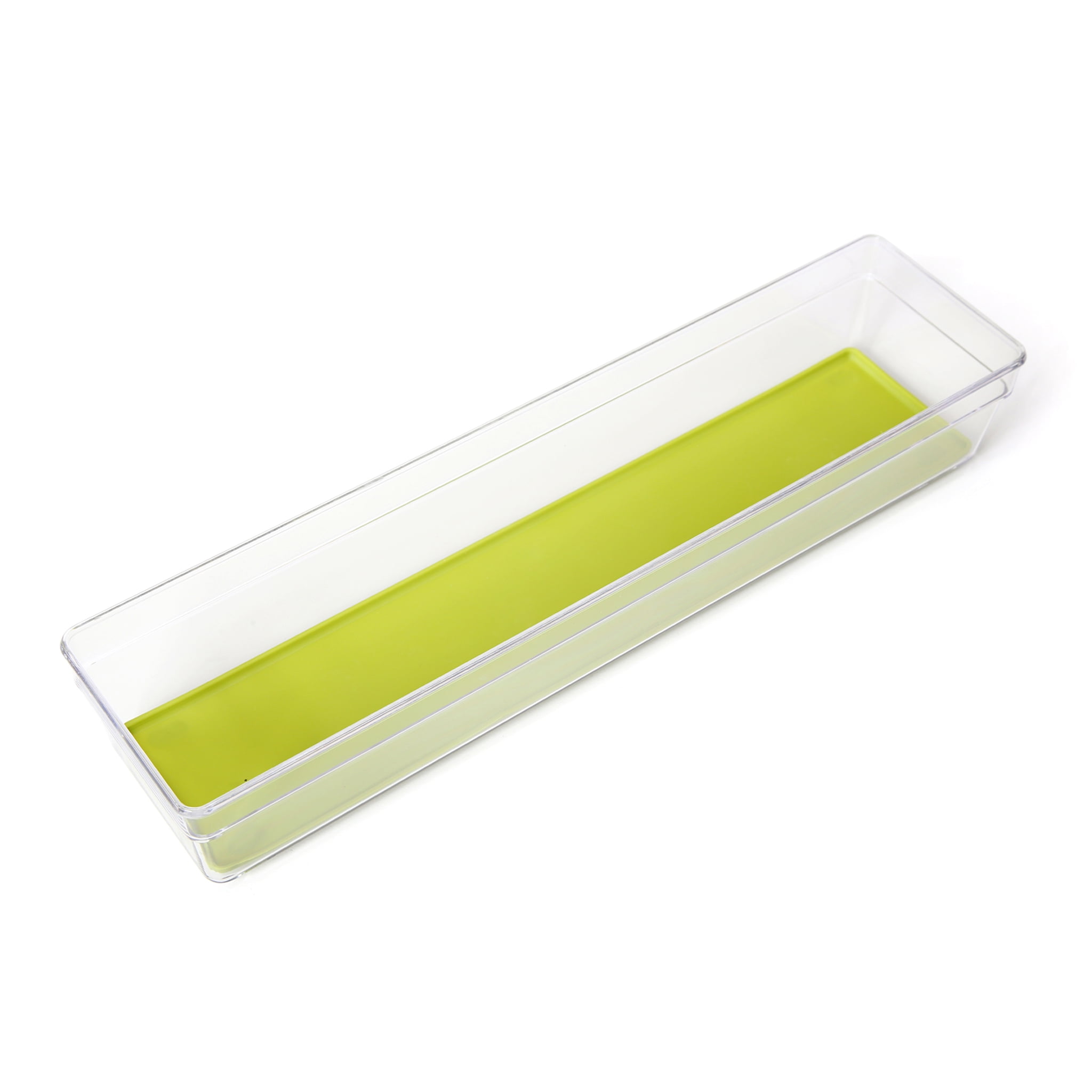 Smart Design Plastic Drawer Organizer - 12 x 3 inch - Green - Walmart.com