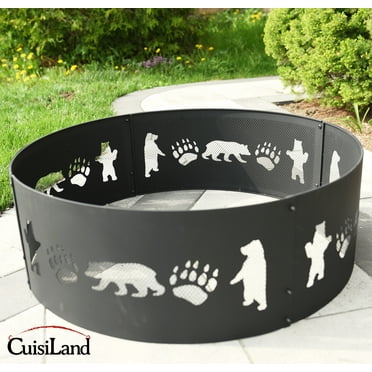 36" Round Steel Fire Ring, by Pleasant Hearth - Walmart.com