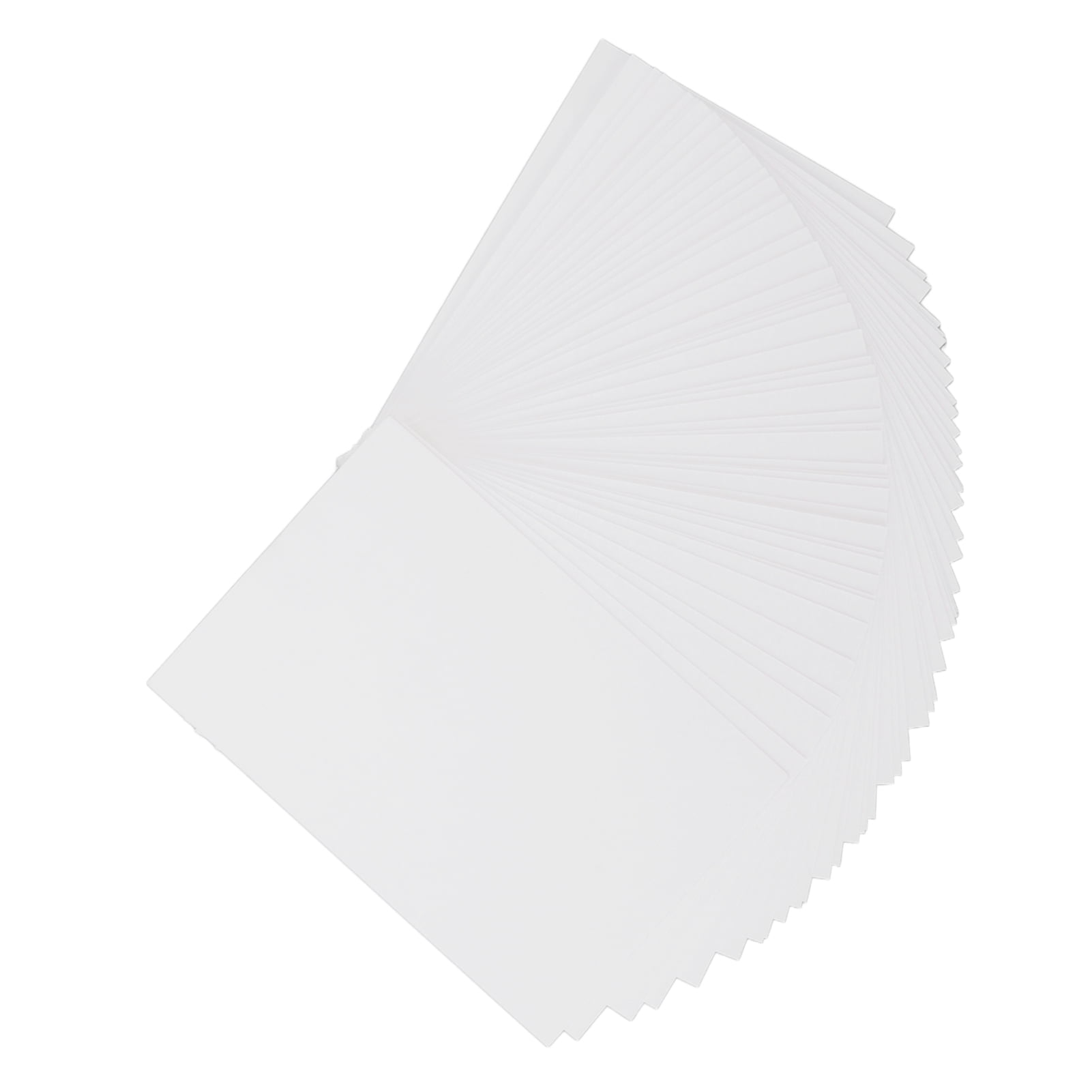Card Stock Paper, 50Pcs White Cardstock Paper High Durability Strong ...