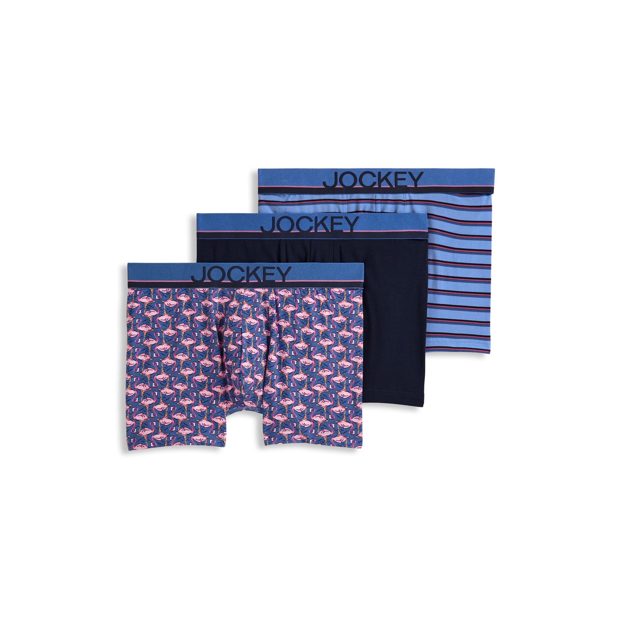 Click here for Jockey Mens True Style 4 Trunk - 3 Pack prices