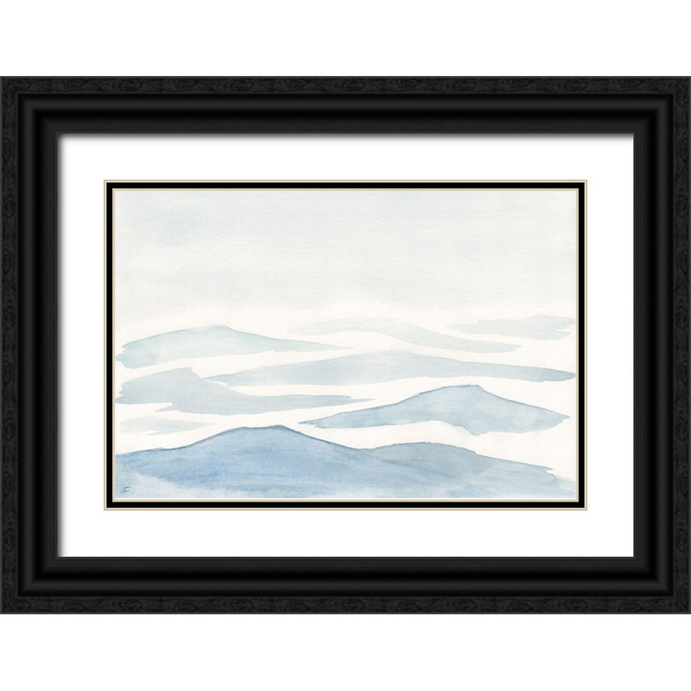 Lee, Judson 18x13 Black Ornate Wood Framed with Double Matting Museum ...