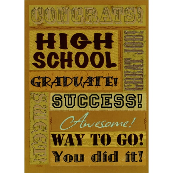 Congratulation High School Graduation