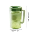 2L Plastic Cold Kettle Pitcher with Lid - Clear Drink Container for ...