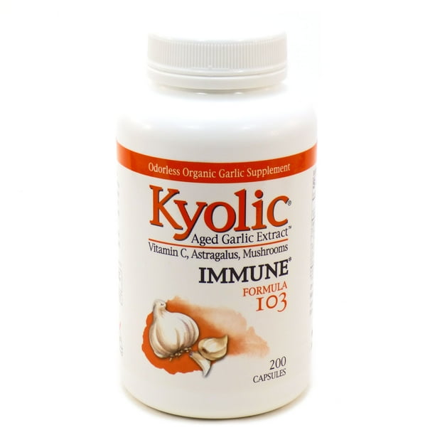Formula 103 - Immune by Kyolic 200 Capsules - Walmart.com