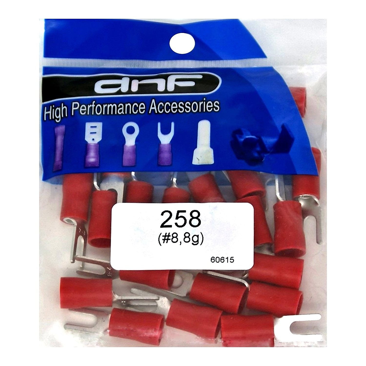 DNF(200 PACK) 8 Gauge Red Spade Electrical Terminals #8 - Walmart.com