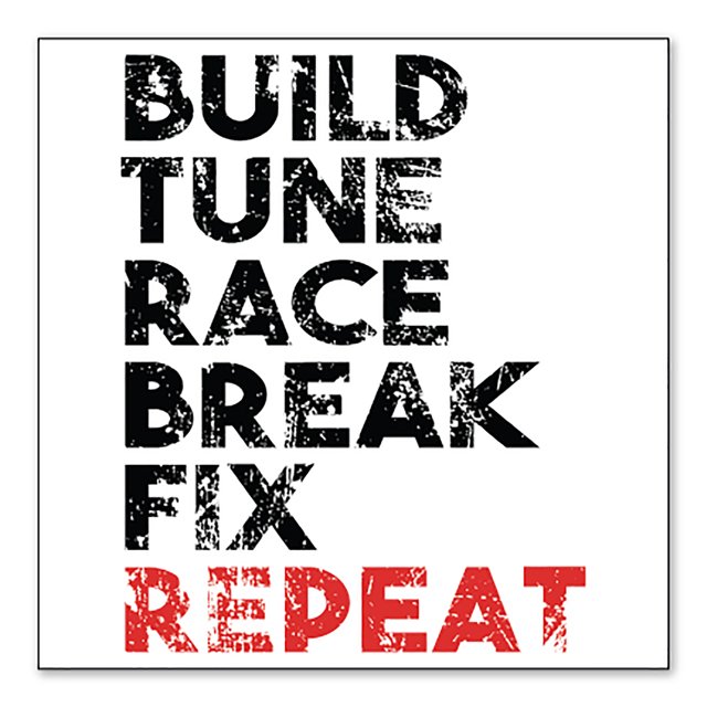 DistinctInk Custom Bumper Sticker - 10" x 10" Decorative Decal - White ...