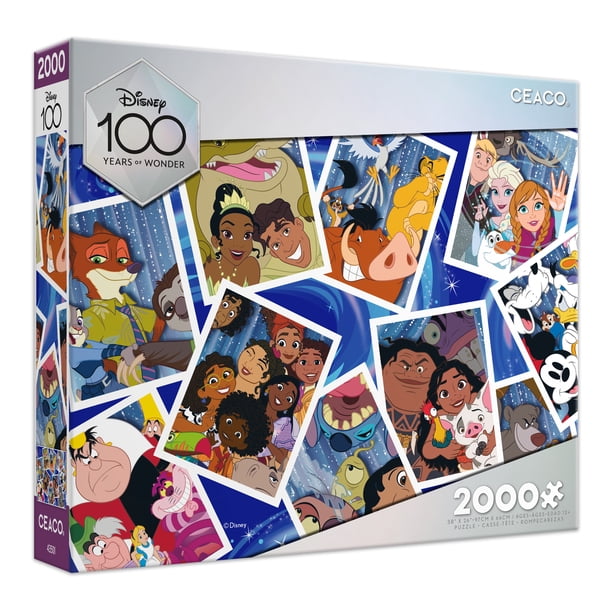 Ceaco - Disney 100 - Selfies - 2000 Piece Interlocking Jigsaw Puzzle ...