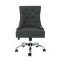 GDF Studio Bagnold Contemporary Tufted Adjustable Swivel Office Chair ...