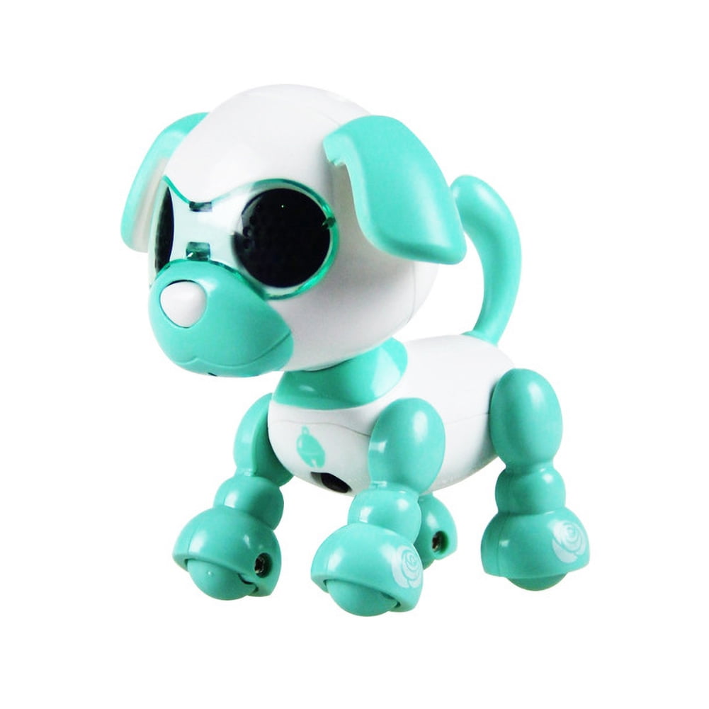 Temacd Interactive Robot Smart Puppy Dog LED Eyes Walking Recording ...