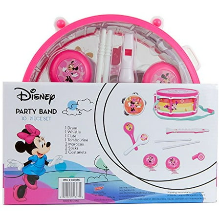 Disney Minnie Mouse Clubhouse Party Band 10 piece Set | 1 Drum 1 ...