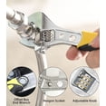 6-Piece Pliers Set - Kit with Groove Joint, Adjustable Wrench ...