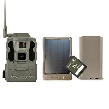 TACTACAM Reveal X Gen 2.0 LTE Cellular Trail Camera + Solar Panel ...