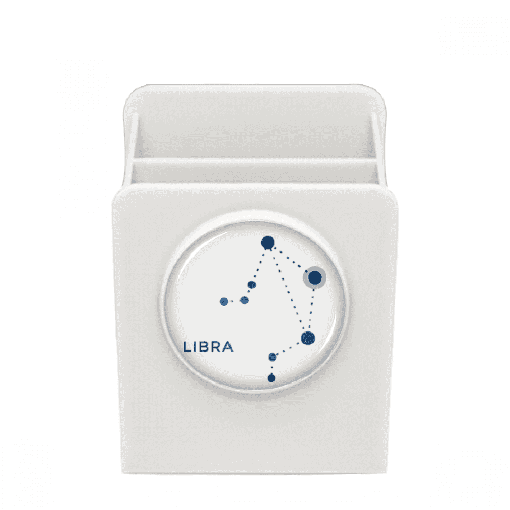Libra Constellation Sign Zodiac Desk Pencil Holder Cup Pen Organizer ...