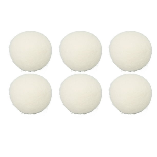 Wool Drying Balls,6Pcs Wool Drying Balls Laundry Drying Balls Fabric ...