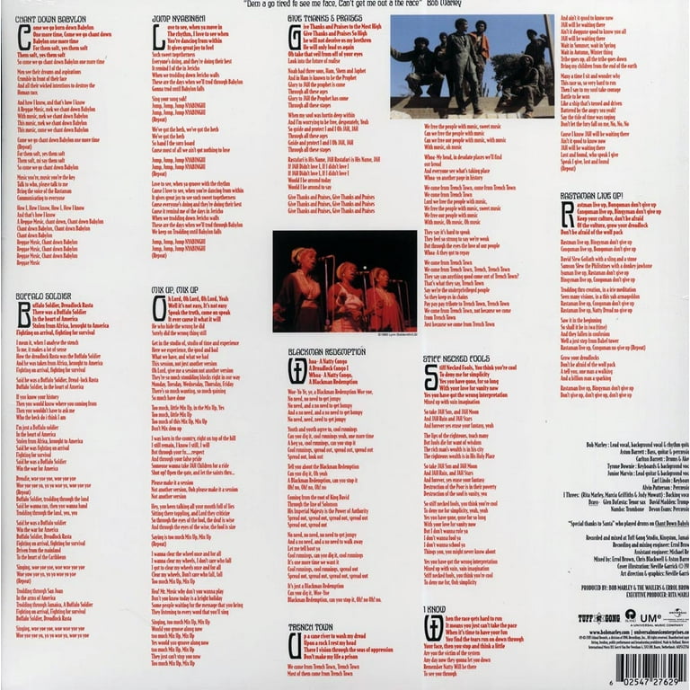 Confrontation Bob Marley