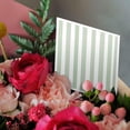 3drose, Pistachio Green Stripes- Designs and Colors- Art, 6 Greeting ...