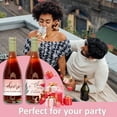 40pcs 4 Styles Flash Wine Bottle Labels Mini Champagne Bottle Labels ...