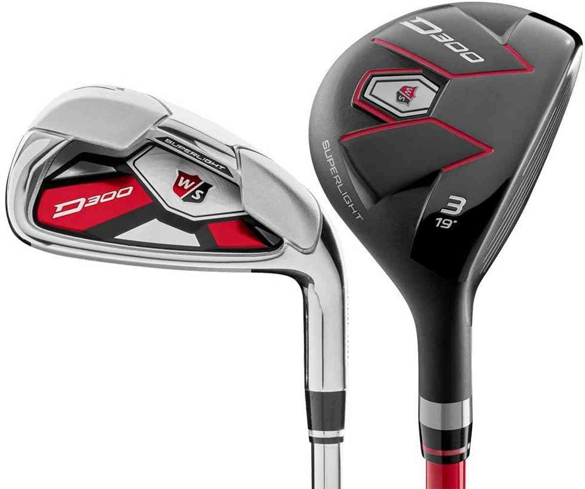 Wilson Staff D300 SL Golf Clubs Iron Set Golfing Mens RH Graphite 4H 5 ...