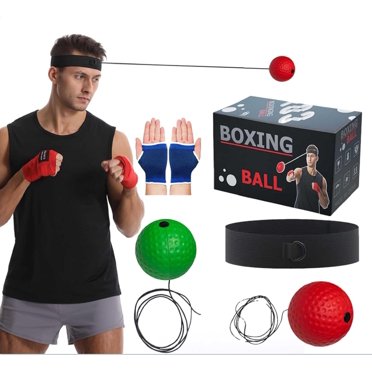 ILSZBKE Boxing Reflex Ball Set - Includes 4 Different Balls and 2 ...