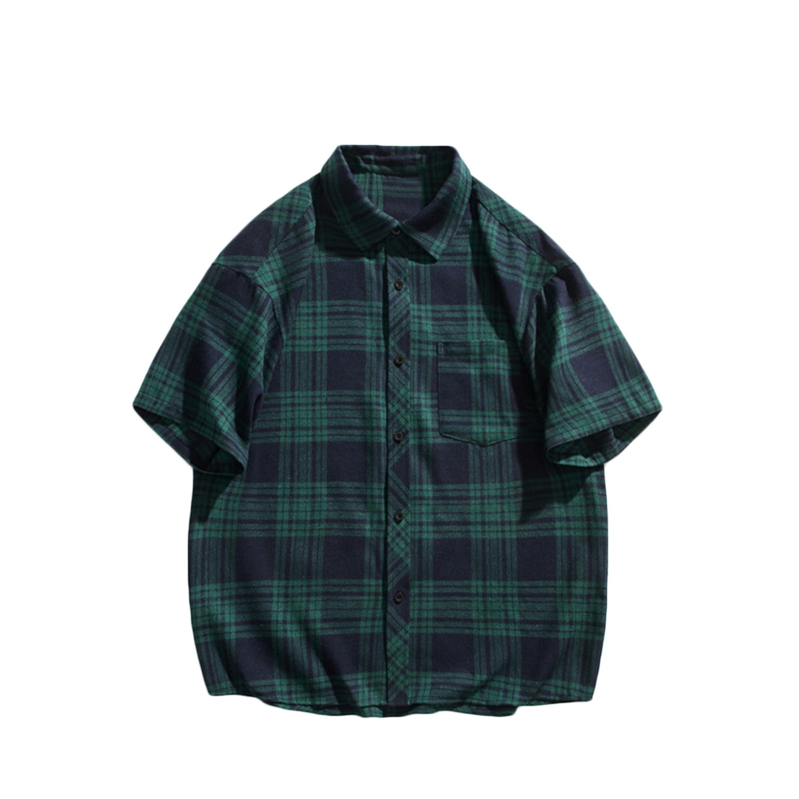 Click here for Japceit Shirts For Mens Button-Open Pocket Plaid S... prices