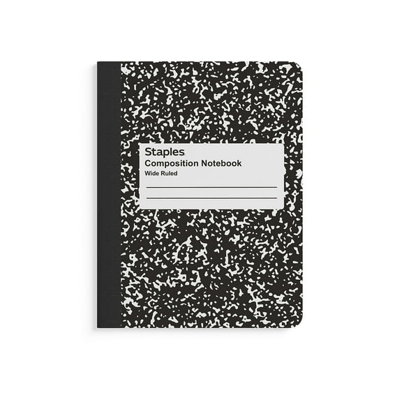Staples Composition Notebooks 7.5" x 9.75" College Ruled 100 Sheets ...