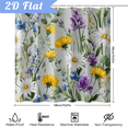 71x71 Inch Gray Grey Colorful Watercolor Leaves Vintage Boho Plant ...