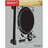 Turntable Stencil 8.5" x 11" Stencil - Walmart.com