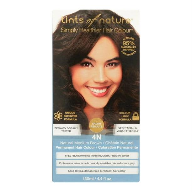 Tints of Nature Permanent Color-4N Natural Medium Brown 4.4 oz Liquid ...