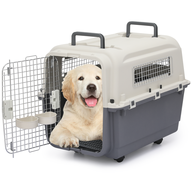 Magshion 32" Dog Carrier Cat Cage Portable Pet Transport Box Airline ...