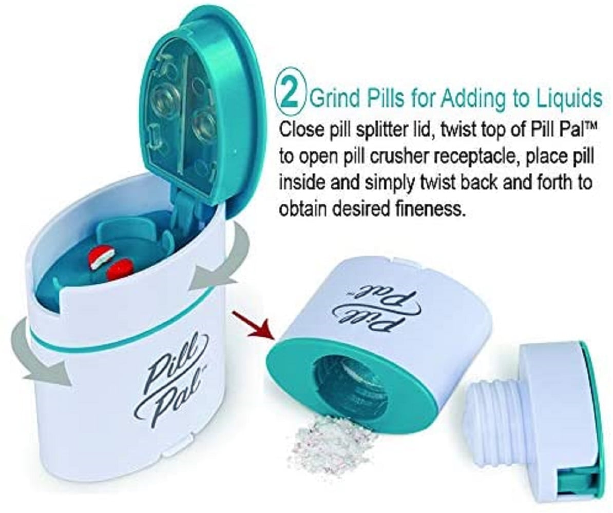 Buy Norco Pill Pal 3-in-1 Pill Cutter, Pill Crusher, Pill Box, Splits ...