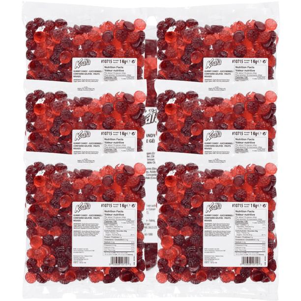 KOALA Candy Juice Berries 1kg/2.2lbs - Bursting with Juicy Berry Flavor ...