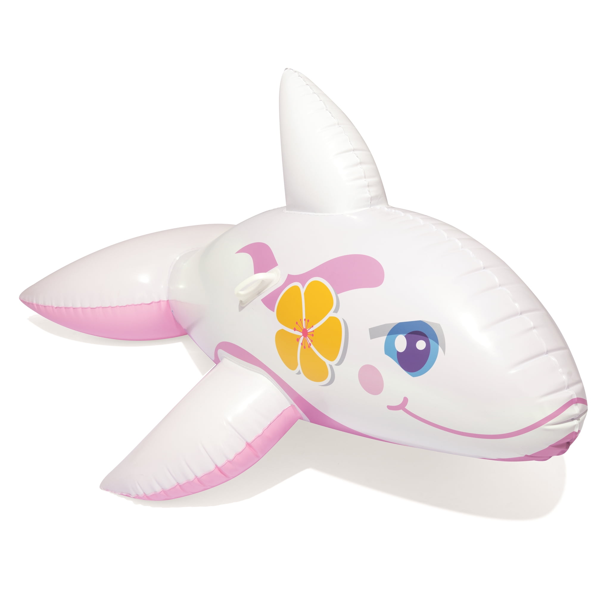 H2OGO! Whale Ride-On Pool Float - Pink/White - Walmart.com
