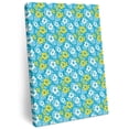 Blue Yellow Hibiscus Flowers Canvas Wall Art for Living Room, Summer ...