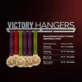VICTORY HANGERS Wrestling Medal Hanger Display V2 - Wall Mounted Award ...