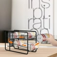 4 Pack Can Dispenser Rack, Stackable Can Storage Organizer Holder for ...