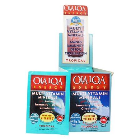 Ola Loa - Energy Super Multi-Vitamin Effervescent Tropical - 30 x 7g ...